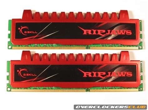 G Skill Ripjaws Ddr Cl Gb Review Overclockers Club