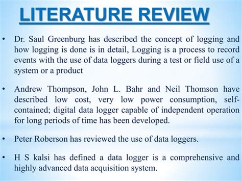 Data Logger PPTX Computer Peripherals Computing Data Logger PPTX Computer Peripherals Computing