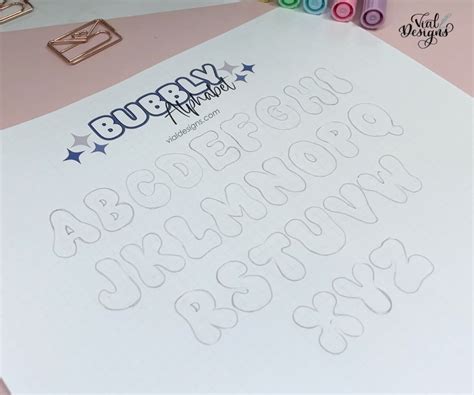 Bubble Lettering 101 Tutorial For Beginners Vial Designs