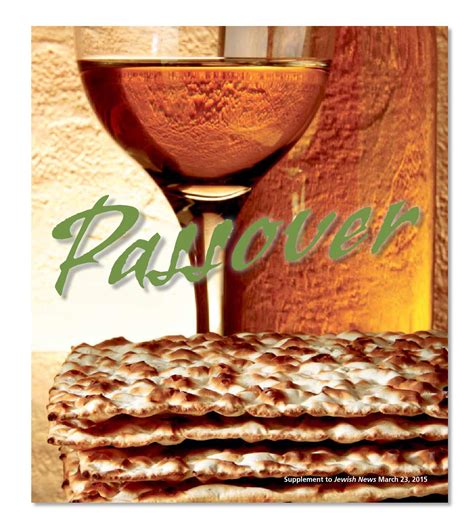 Jewish News Passover March 23 2015 By United Jewish Federation Of