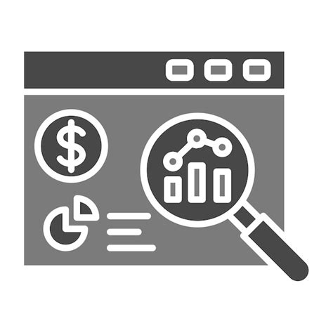 Premium Vector Research Icon