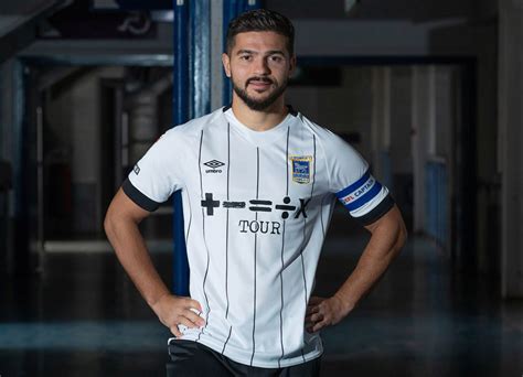 Ipswich Town Third Shirt Unveiled During HT Of OFF
