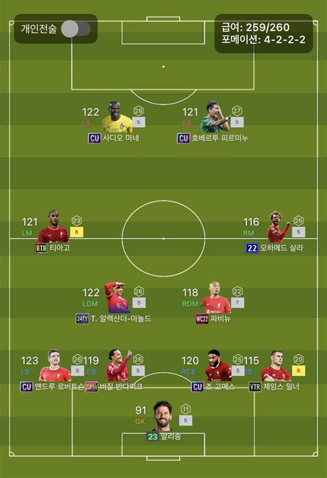 마누라 리버풀 Vs 네이마르 브라질 스쿼드 투표 Ea Fc 온라인 에펨코리아