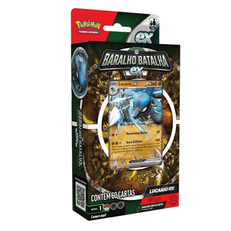 Baralho Deck De Batalha Ex Lucario Telebrinquedos