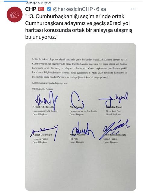 Av Necip Kumandan On Twitter Madem Ortak Aday Konusunda Anla Maya Varm S N Z O Halde