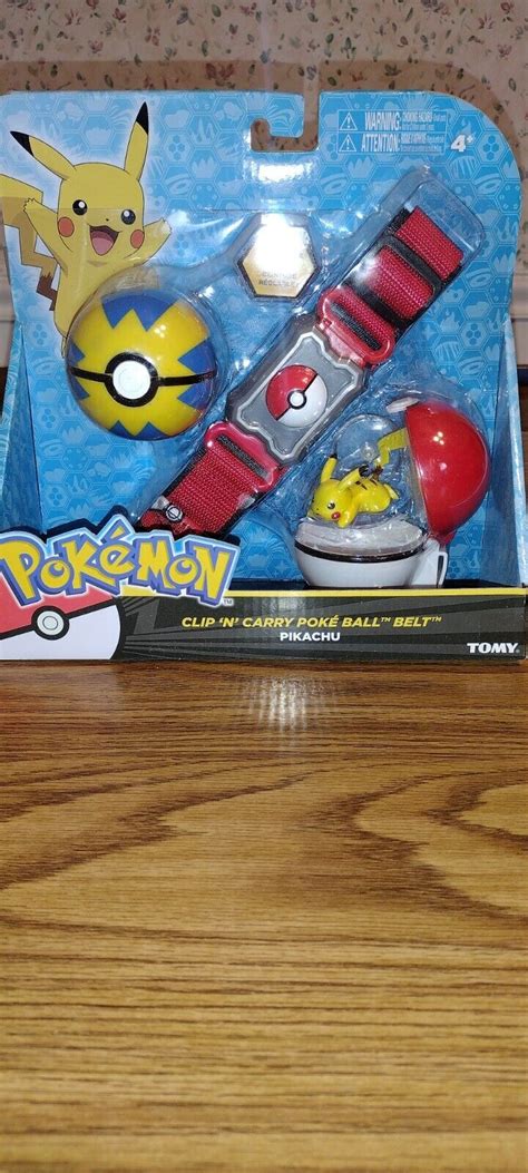 Pokemon Clip N Carry Poke Ball Pikachu And Poke Ball New Values Mavin