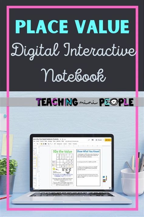 Place Value Interactive Notebook Digital Resource Place Value Anchor Chart Digital Interactive