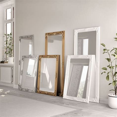Large Rectangular Window Mirror Only Oak Furniture Finance Available