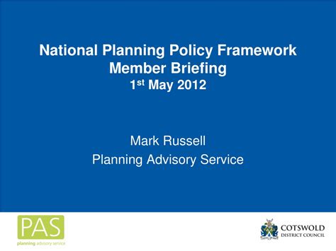 Ppt National Planning Policy Framework Member Briefing 1 St May 2012