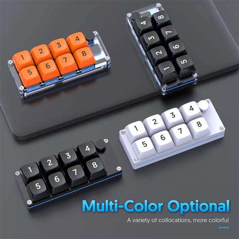 Teclado Macro Macropad Mecânico Programação Personalizada 8 Teclas