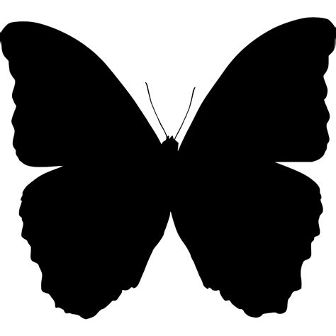 Butterfly Templates Free Printables Stencils Silhouette