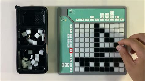 47번문제 노노그램 네모로직 퍼즐 보드게임 10x10 숨은 그림 찾기 Youtube