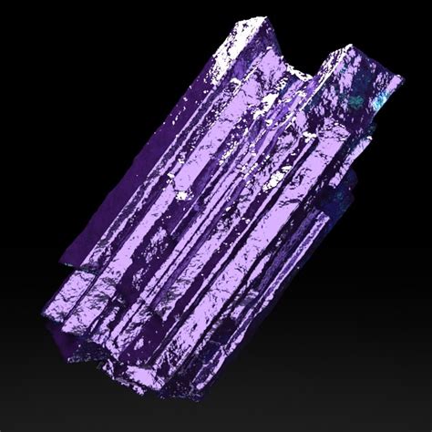 Crystal Generated Procedurally R Blender