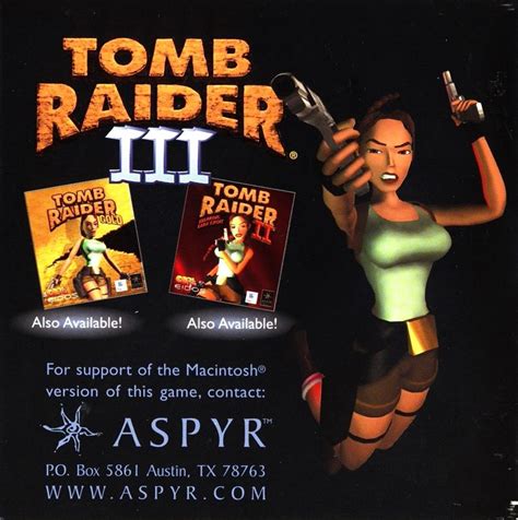 Tomb Raider III Adventures Of Lara Croft 1998 Box Cover Art MobyGames