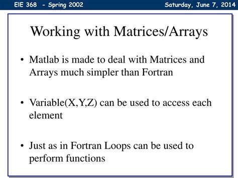 PPT Introduction To Matlab PowerPoint Presentation Free Download ID