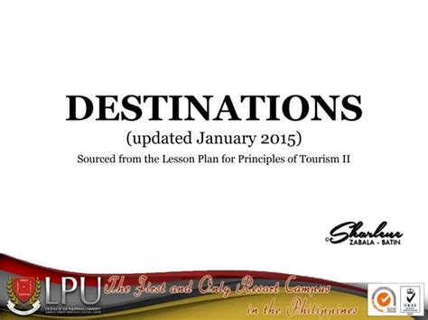 Destinations Pdf