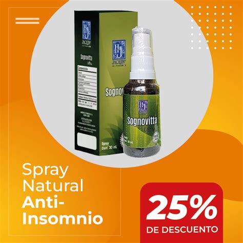 Sognovitta Ultra Spray Para Combatir El Insomnio Mi Tienda