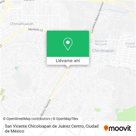 ¿cómo Llegar A San Vicente Chicoloapan De Juárez Centro En Atenco En Autobús O Metro