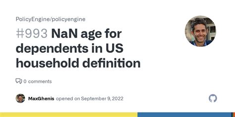 Nan Age For Dependents In Us Household Definition · Issue 993
