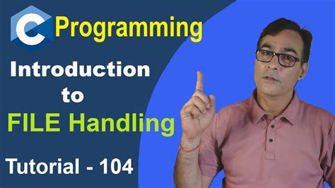 File Handling In C Programming Create📁opening📂reading📁writing📂closing C Language Tutorial