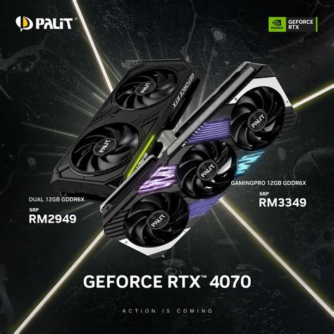PALIT GeForce RTX 4070 DUAL 12GB GDDR6X / PALIT GeForce RTX 4070 ...