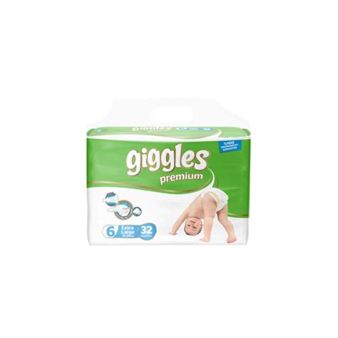 Подгузники Giggles Premium Extra Large 15-30 кг 32 шт (8680131202638 ...