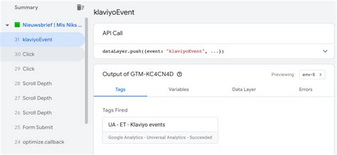 Inschrijvingen Klaviyo Formulieren Meten Met Google Tag Manager
