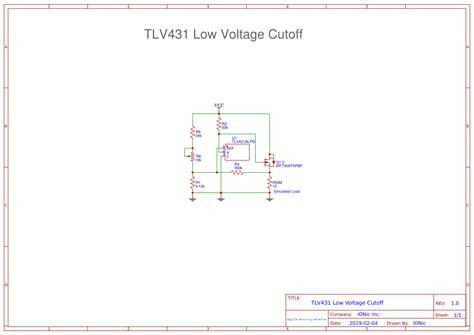 Low High Voltage Cutoff Circuit Diagram