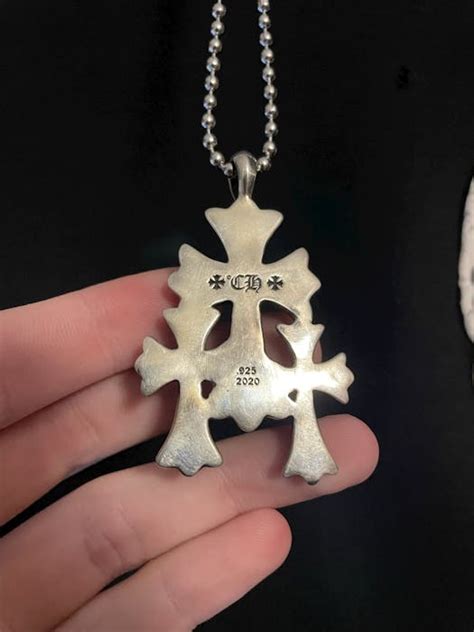 Chrome Hearts Chrome Hearts Triple Cross Pendant Grailed