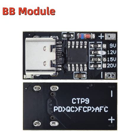 บอร์ดโมดูลชาร์จพาวเวอร์ซัพพลาย Type C Pd2 0 Pd3 0 9v 12v 15v 20v Usb