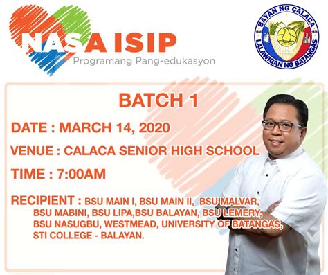 Nasa Isip Programang Pang Edukasyon Gawang Calaca Pio
