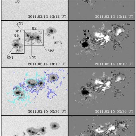 An Example Of The Spectrograph Slit Orientation In The Observations Of