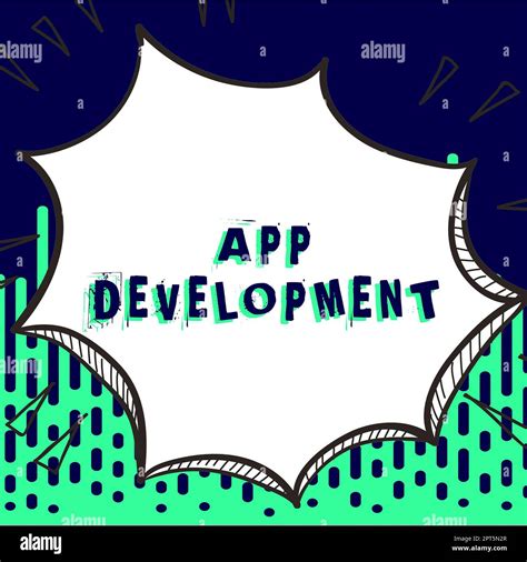 Text Showing Inspiration App Development Business Concept Producing Computer Software With A