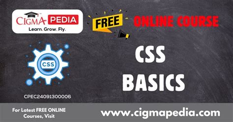 Css Basics Free Edx Course Cigma Pedia