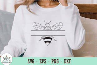 Honey Bee Name Tag SVG Graphic By Craftfiles SVG Creative Fabrica