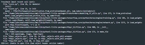 Problem Loading Trained Keras Model · Issue 1423 · Huggingfacetransformers · Github