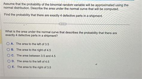 Solved Assume That The Probability Of The Binomial Random Chegg