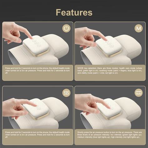 Order Cordless Electric Hand Massager Glove 2200mah Now Jomlaae