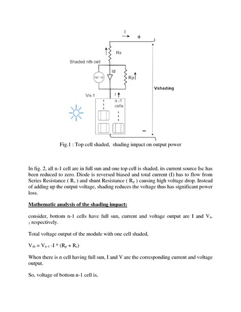 Solution Shading Analysis Of Solar Cell Studypool