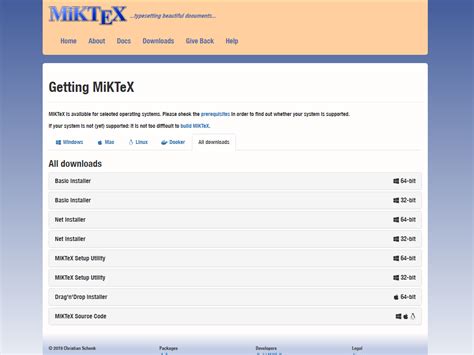 Scolary MikTex