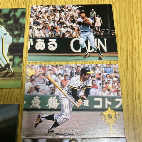 Yahooオークション カルビー 1979年 阪神タイガース 掛布雅之 若菜