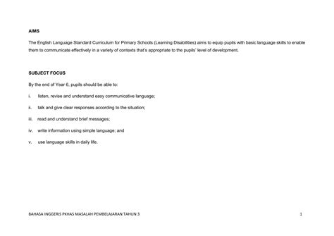 Pppm Bahasa Inggeris Ld Tahun 3doc