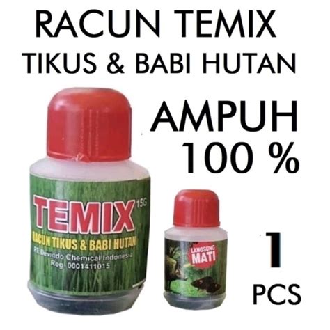 Jual TEMIX RACUN TIKUS Botol Racun Tikus Dan Babi Hutan Terampuh Ampuh Racun Temix Original