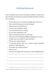 Validating Statements