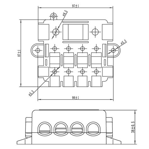 Five Way One Input Four Output Fuse Box Rv Power Supply Modification