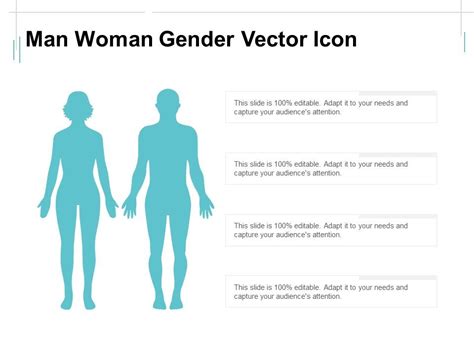 Man Woman Gender Vector Icon Ppt Powerpoint Presentation Ideas