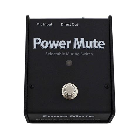 Power Mute PROCO SOUND Proco Power Mute Footswitch Solotech