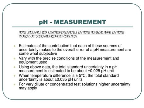 PPT PH MEASUREMENT PowerPoint Presentation Free Download ID 297848