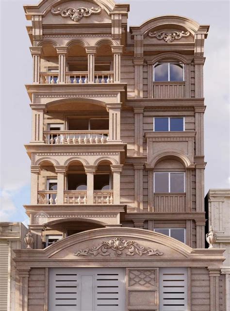 انواع نما ساختمانی ۷ نمای ساختمان ساده و شیک آجر ترنج