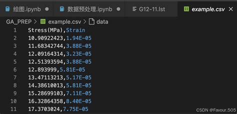 基于python的拉伸曲线自动化处理拉伸数据处理 Csdn博客